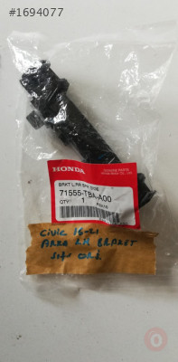 Honda Ci̇vi̇c 2016 21 Arka Tampon Braketi̇ Sifr Orj 71555Tbaa00 1694077 ...