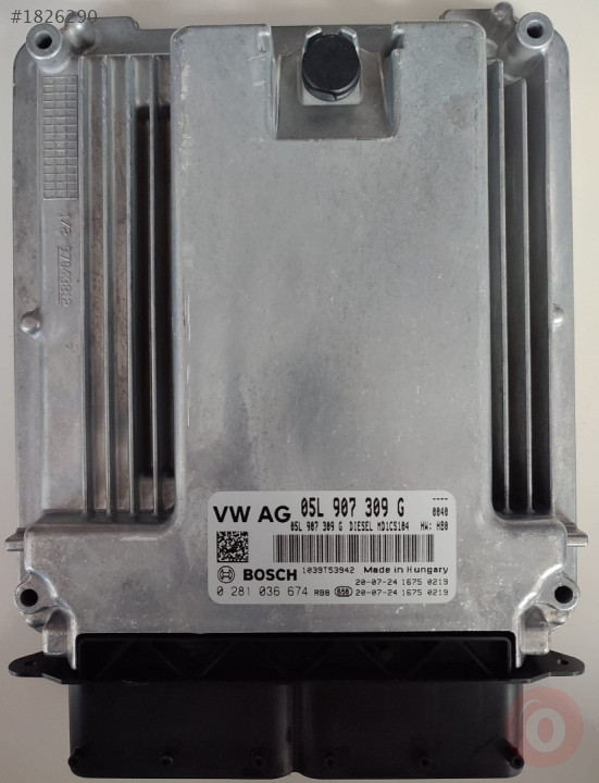 vw caddy ecu motor 05l907309g 0281036674 MD1C5104 05L907309C Çıkma ...