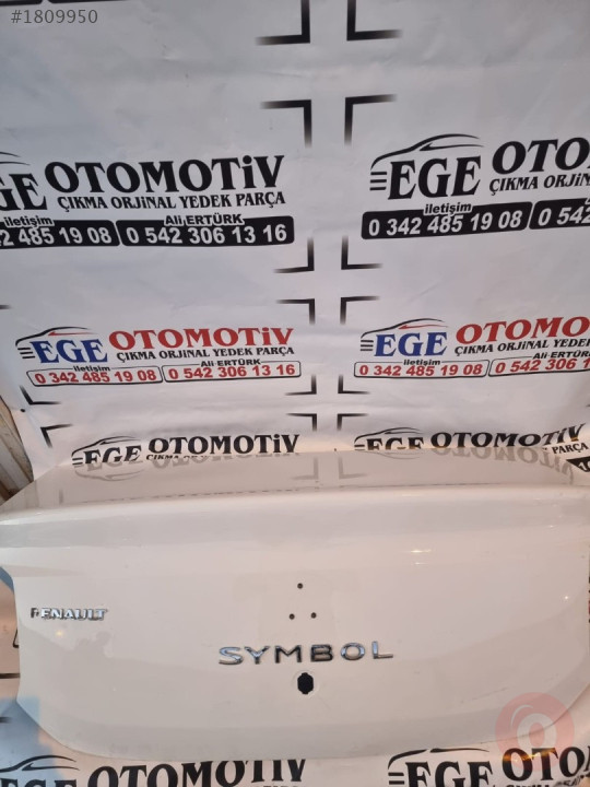 RENAULT SEMBOL BEYAZ BAGAJ KAPUTU ORJİNAL HATASIZ Çıkma Yedek Parça ...