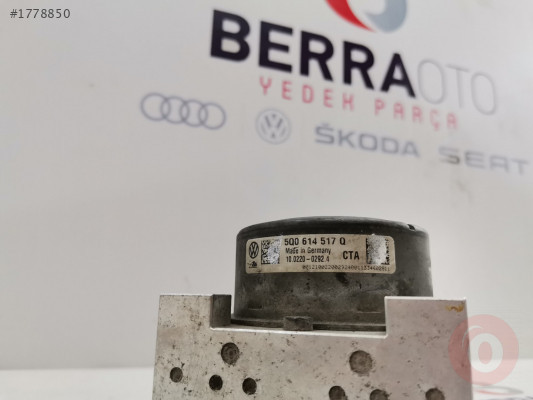 SKODA OCTAVIA AUDI A3 ABS BEYNİ 5Q0614517Q 5Q0907379R Çıkma Yedek Parça ...