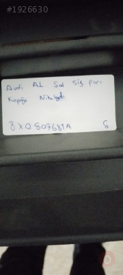Audi A1 Sol Sis Farı Kapağı Nikelajlı 8x0807681a Çıkma otocikma.com' da ...