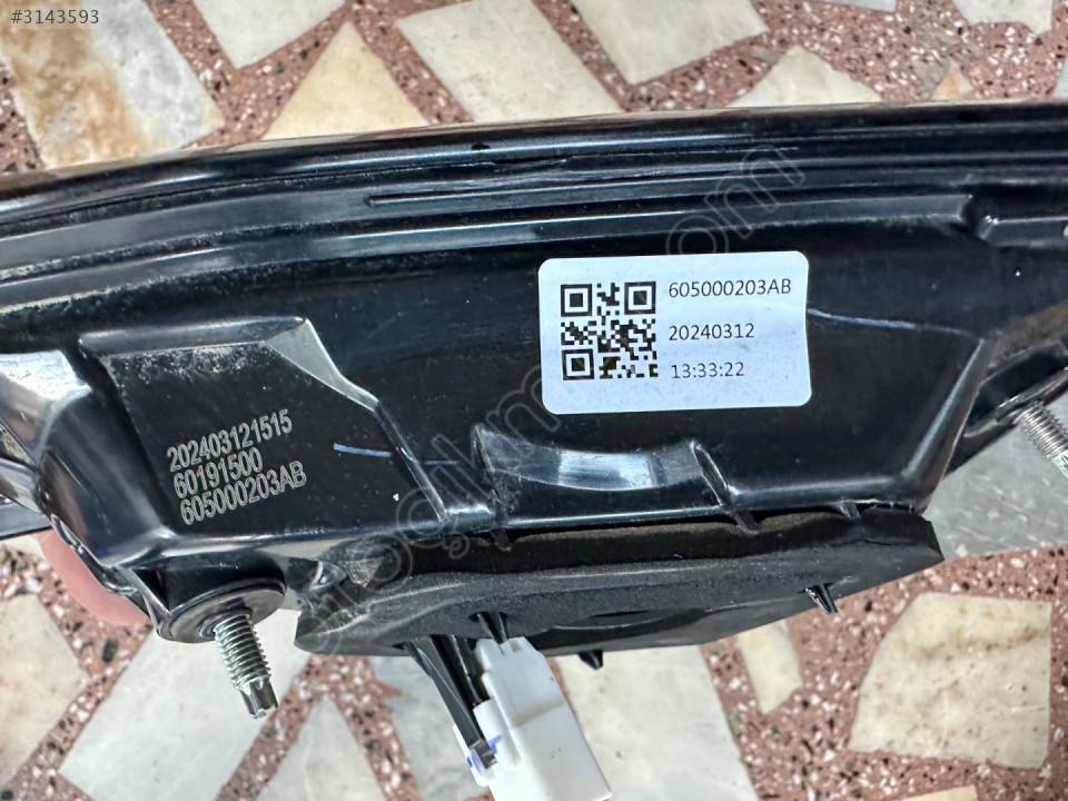 Chery Tiggo 7 Pro Orjinal Sol İç Stop Lambası 605000203ab Gy otocikma ...