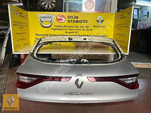 Renault Megane4 Bagaj Kapagı Cıkma Orjınal Ve Diğer Parça otocikma.com ...