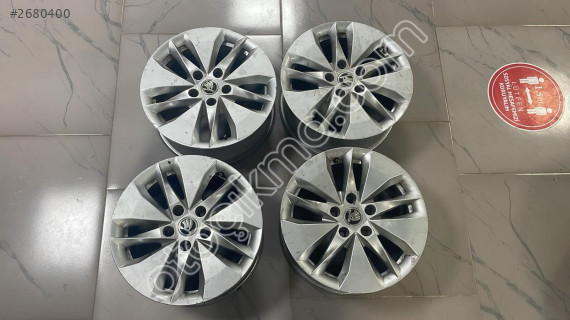 2021 Model Skoda Octavia Hatasız Orj Çıkma Çelik Jant Takımı otocikma ...