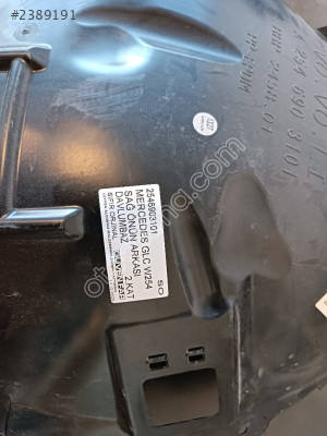 Mercedes Glc W254 Sağ Önün Arkası Davlumbaz 2546903101 So otocikma.com ...