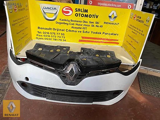 Renault Clio 4 Çikma Orji̇nal Ön Tampon Dolu ve Di̇ğer Parçalari Çıkma ...