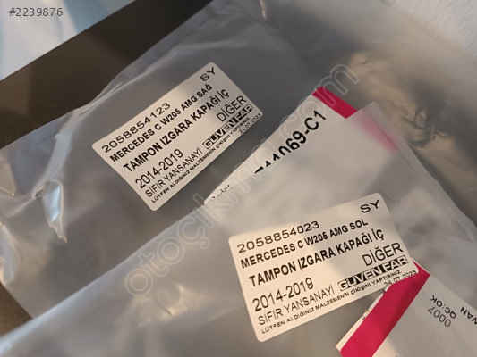 Mercedes C W205 Amg Sağ Tampon Izgara Kapağı İç 2058854123 S otocikma ...