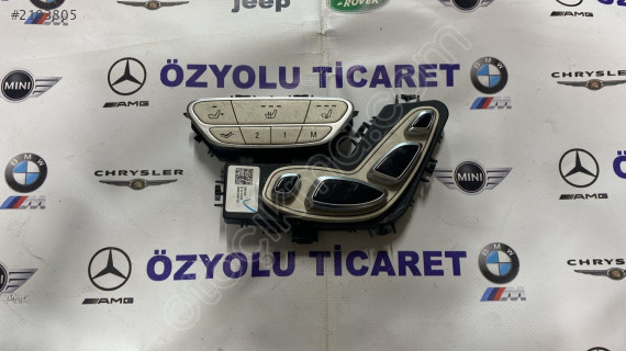 MERCEDES W222 S SAĞ ARKA KOLTUK HAREKET DÜĞMESİ A2229055601 Çıkma Yedek ...