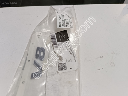 Mercedes G W463 Tip İşareti 4638172600 So otocikma.com' da - 2471404