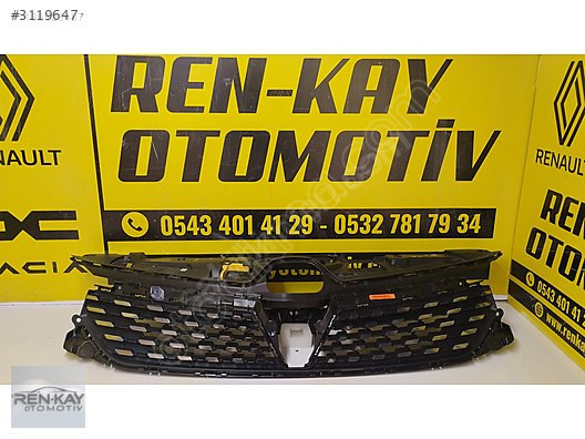 620320844r Renault Clio 5.5 Nikelajlı Maskeli Ön Panjur Orj otocikma ...