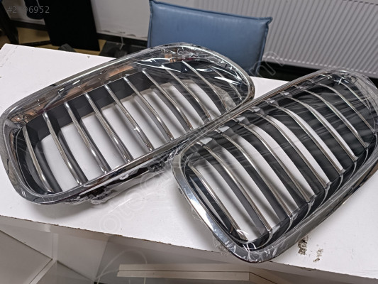 Bmw F10 Lci Sağ Sol Böbrek Full Krom Siyah 10 Çıta 2013 2016 otocikma ...