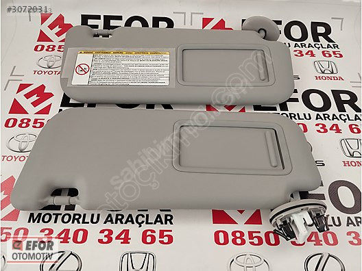 Toyota Corolla Sıfır Güneşlik Tk 07-13 Oem No: 74310-12a60-orj otocikma ...