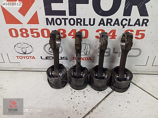 Toyota Corolla Dizel Piston Kol Orjinal Çıkma Yedek Parça 12-16 ...