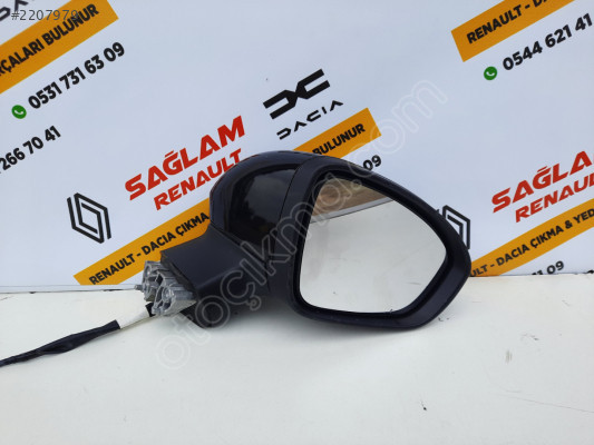 Renault Clio 5 Elektrikli Siyah Sağ Ayna Çıkma otocikma.com' da - 2207979